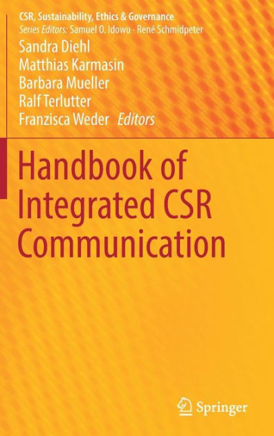 Handbook of Integrated CSR Communication by Sandra Diehl, Hardcover ...