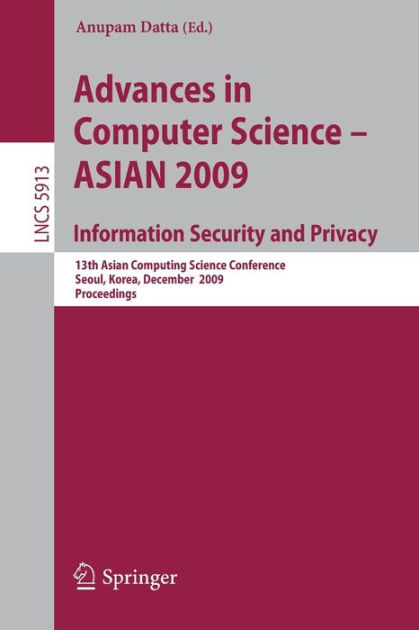 Advances in Computer Science, Information Security and Privacy: 13th ...