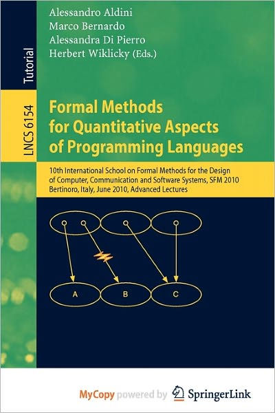 Formal Methods for Quantitative Aspects of Programming Languages: 10th ...