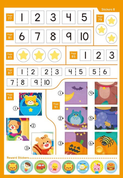 Play Smart MY FIRST STICKER Numbers, Colors, Shapes: For Ages 2+ by ...