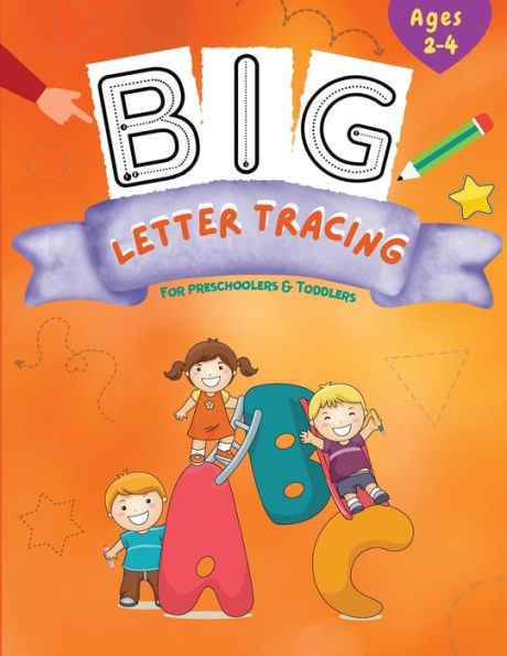 Big Letter Tracing: Pen Control and Line Tracing Activity Book for ...