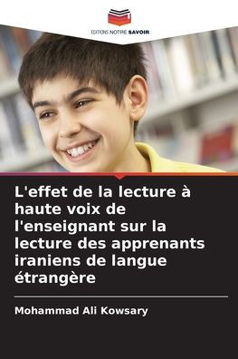 L'effet de la lecture ï¿½ haute voix de l'enseignant sur la lecture des ...