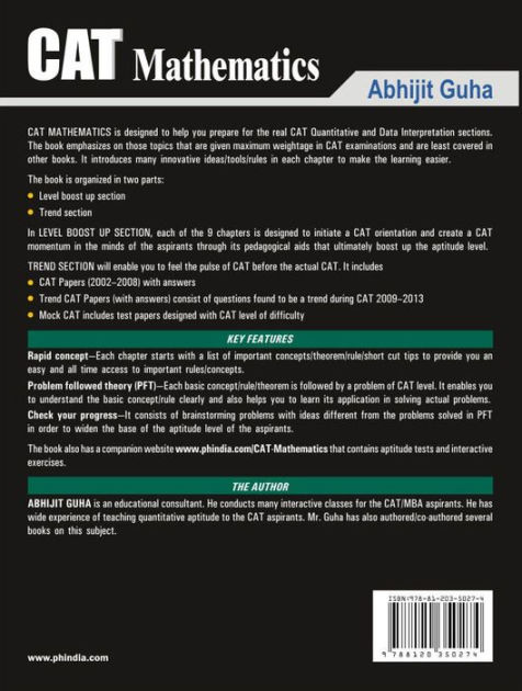 CAT MATHEMATICS by ABHIJIT GUHA | eBook | Barnes & Noble®