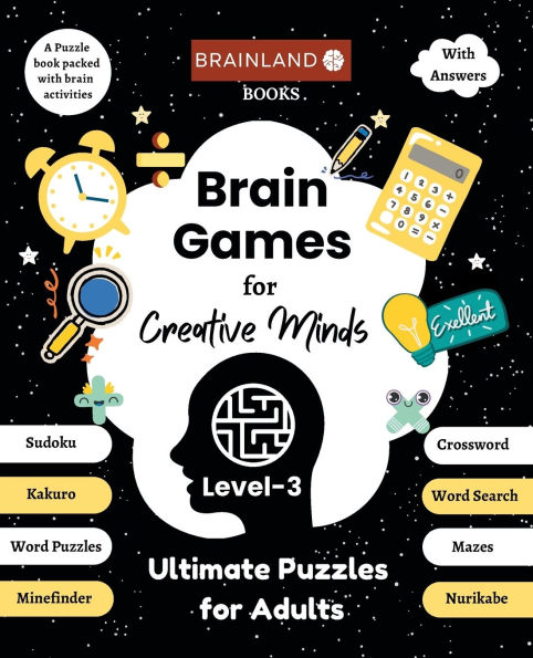 Brain Games for Creative Minds - Ultimate Puzzles for Adults - Level 3 ...