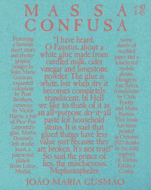 João Maria Gusmão: Massa Confusa by Joao Maria Gusmao, Paperback ...