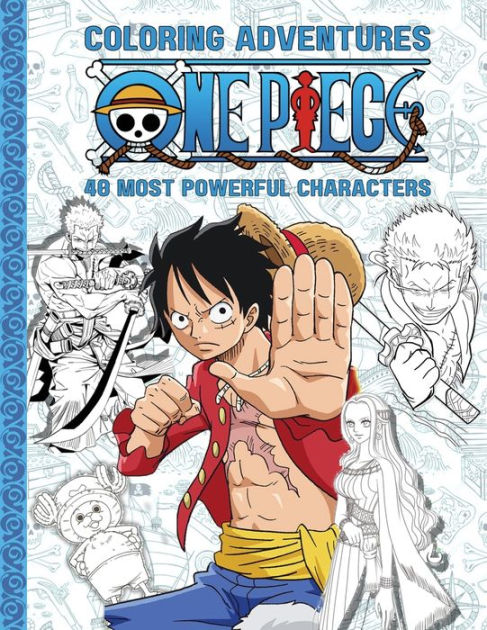 One Piece Coloring Adventures: 40 Most Powerful Characters Coloring ...