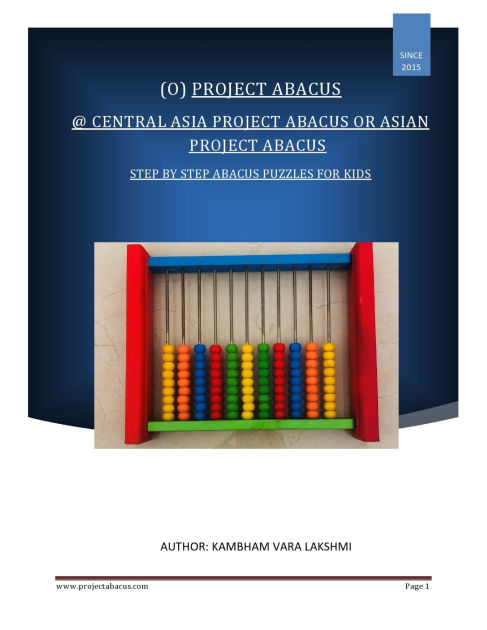 Central Asia Project Abacus or Asian Project Abacus: Central Asia ...