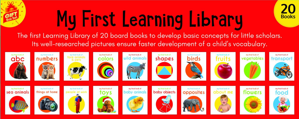 My First Complete Learning Library: Boxset of 20 Board Books Gift Set ...