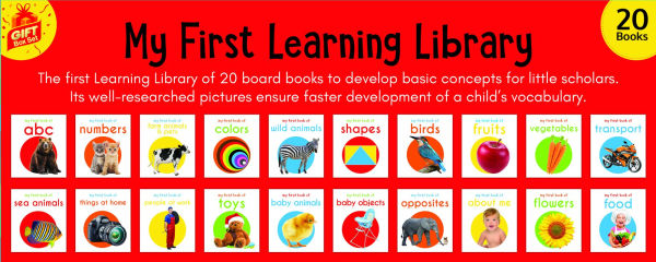 My First Complete Learning Library: Boxset of 20 Board Books Gift Set ...