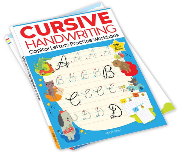 Cursive Handwriting: Capital Letters: Practice Workbook For Children by ...