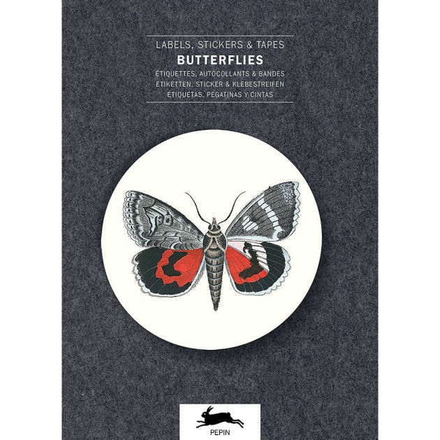 Butterflies - Label & Sticker Book by Pepin van Roojen | Barnes & Noble®
