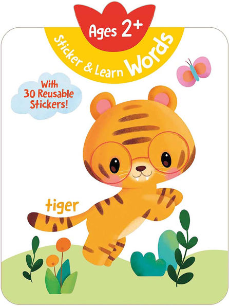 Sticker & Learn Words (Ages 2+): With 30 Reusable Stickers by Yoyo ...