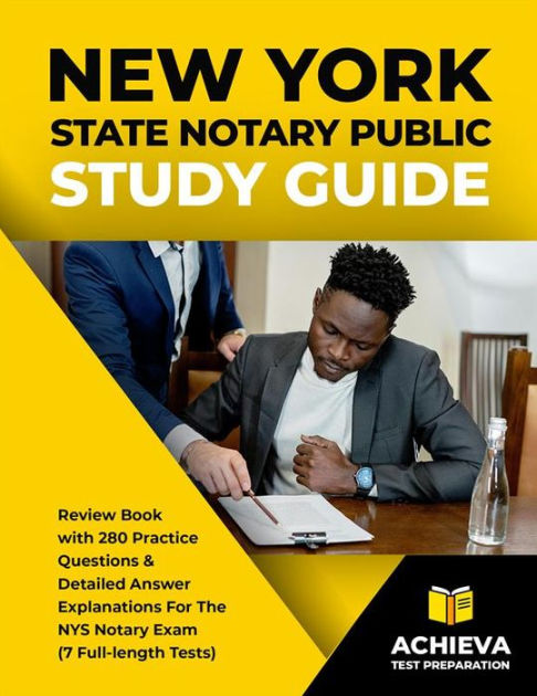 New York State Notary Public Study Guide: Review Book With 280 Practice ...