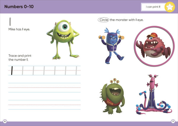 Disney Learning Get Ready for Math (Ages 3-5): Preschool Beginner Math ...