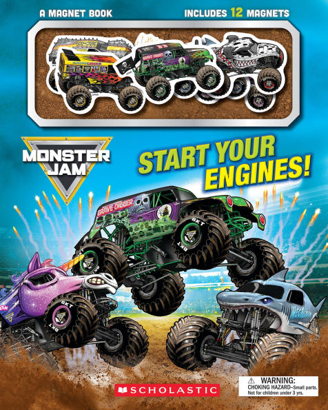 Monster Jam: Start Your Engines! A Magnet Book by Scholastic, Other ...