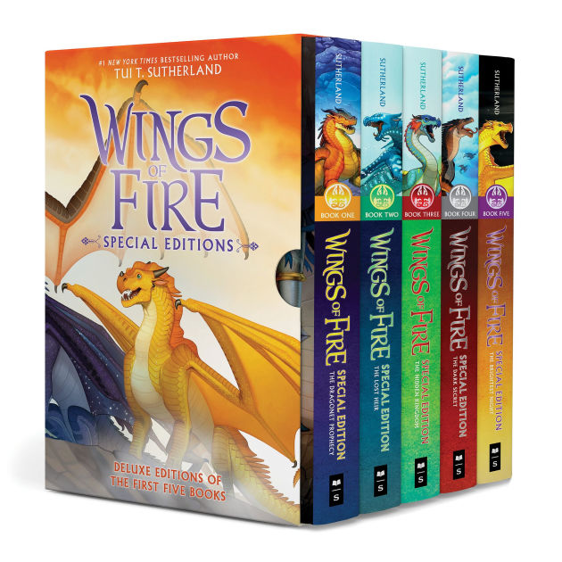 Wings of Fire #1-5 Special Edition Box Set by Tui T. Sutherland, Other ...
