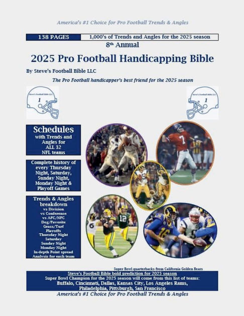 2025 Pro Football Handicapping Bible by Steve Fulton, Paperback ...