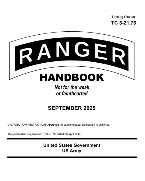 Training Circular TC 3.21.76 The Ranger Handbook September 2025 by ...