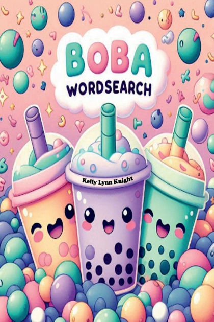 Boba Wordsearch Puzzle Book: A Fun and Relaxing Brain Game for Bubble ...