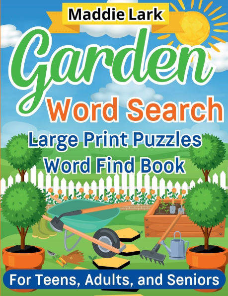 Garden Word Search Large Print Puzzles Word Find Book for Teens, Adults ...