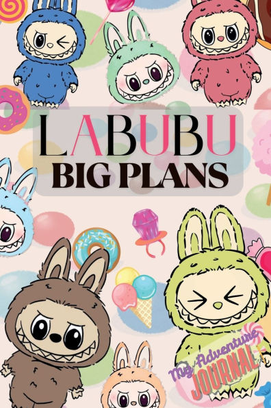 LABUBU Undated Weekly & Monthly Planner - 12-Month Calendar with Goals ...