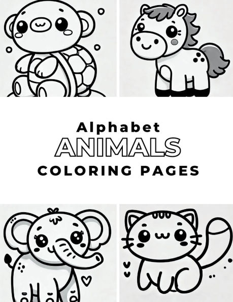 Alphabet Animals: Coloring Fun from A to Z: by Orchidpaperpress ...