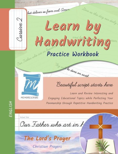 Handwriting Practice Workbook - The Lord's Prayer - Christian Prayers ...