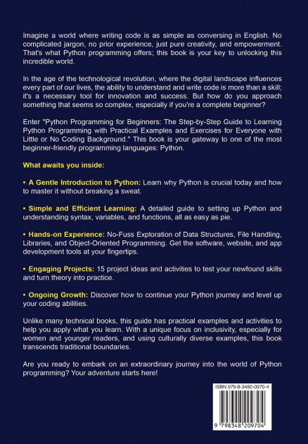 Python Programming for Beginners by Philomena Ogoh, Paperback | Barnes ...