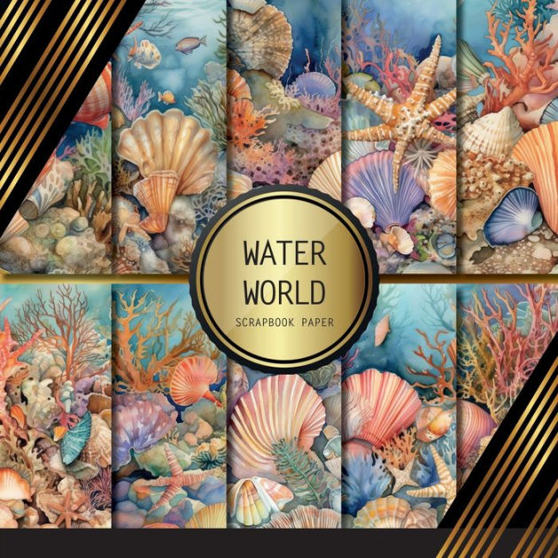 Water World Scrapbook Paper: Double Sided Craft Paper For Card Making ...
