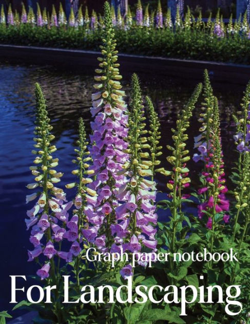 Graph Paper Notebook for Landscaping: Quadrille grid blueprint and ...