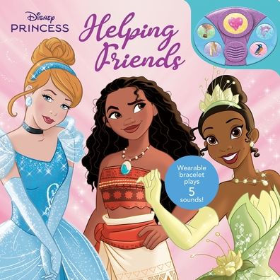 Disney Princess: Helping Friends Book and Bracelet Sound Book by PI ...