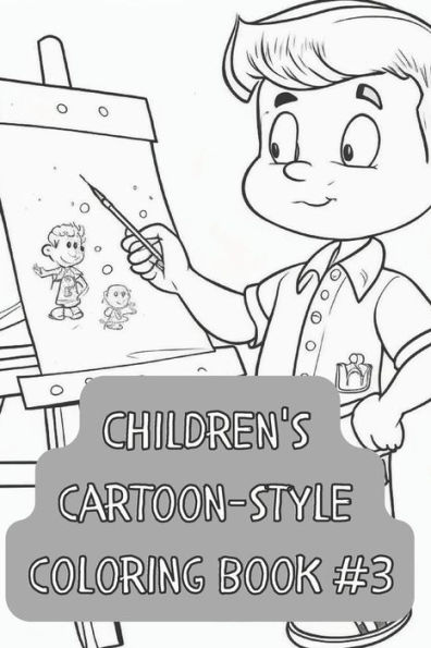 Children's Cartoon-Style Coloring Book #3 by Zaharjin, Paperback ...