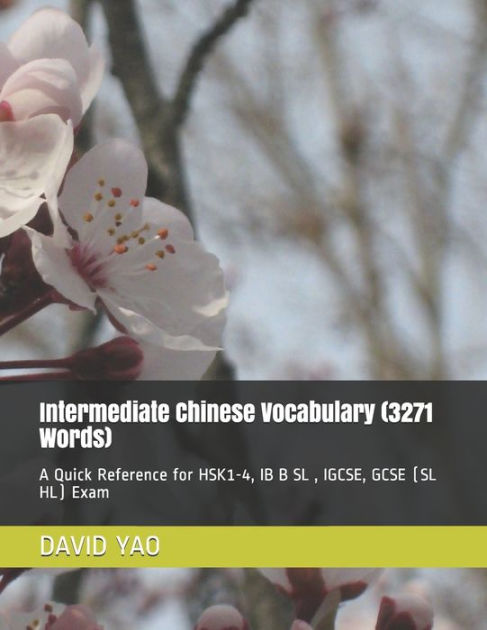 Intermediate Chinese Vocabulary (3271 Words): A Quick Reference for ...
