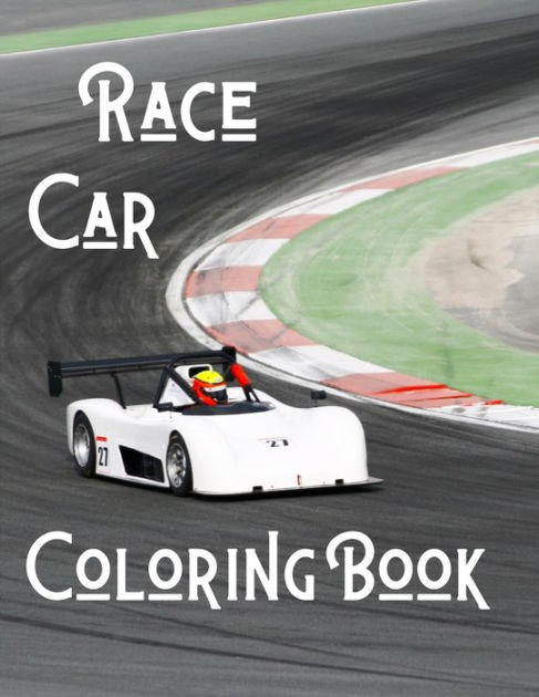 Race Car Coloring Book: 50 High Quality Race Car Design for Kids of All ...
