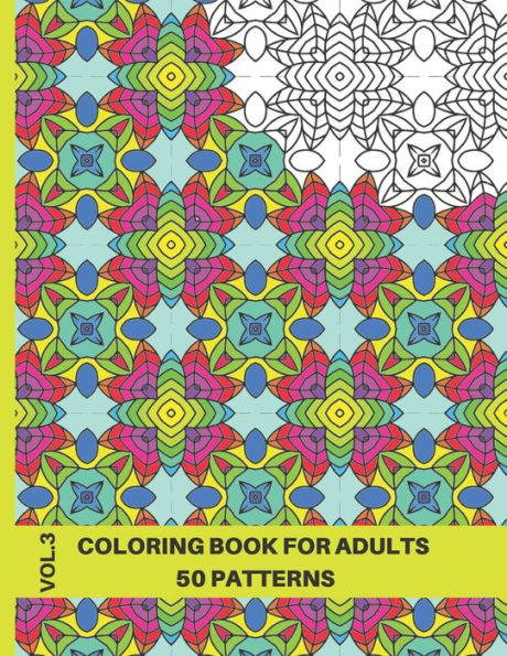 Intricate Patterns Coloring Book: 50 Patterns Coloring Book for Adults ...