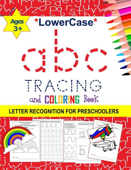 Lowercase abc Tracing and Coloring Book - Letter Recognition for ...