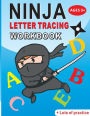 Ninja Letter Tracing Workbook: Alphabet Handwriting Practice workbook ...