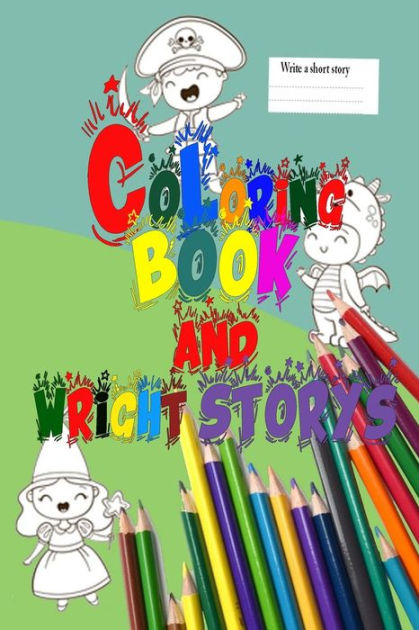 coloring book and wright story: coloring book and learn wright story ...