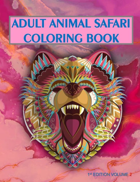 ADULT ANIMAL SAFARI COLORING BOOK VOLUME 2 by Patrick Quan, Paperback ...