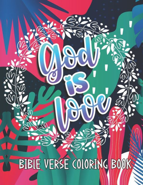 Bible Verse Coloring Book: 50 Bible Verse Quotes, Scripture With ...
