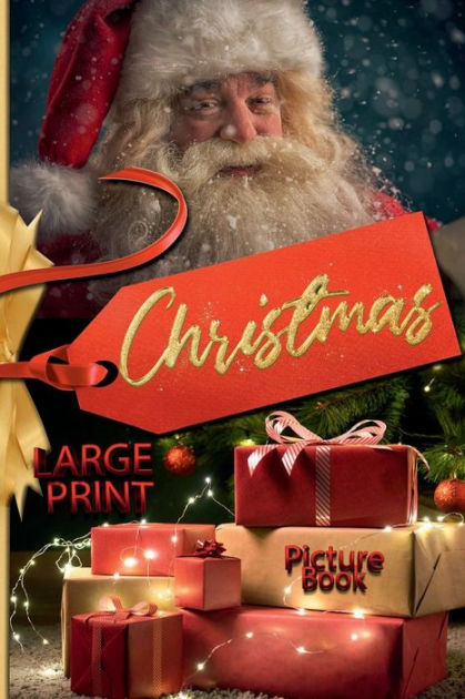 Christmas picture book LARGE PRINT: Large print christmas books with ...