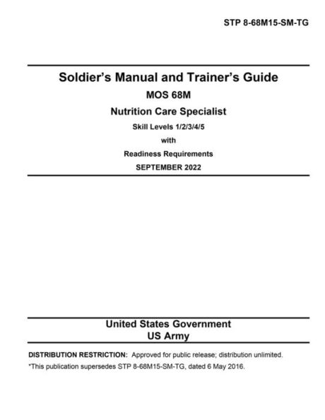 STP 8-68M15-SM-TG Soldier's Manual and Trainer's Guide MOS 68M ...