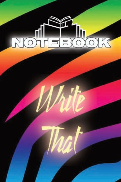 Paperback Colorful Zebra Animal Print Notebook (College Ruled Lined ...