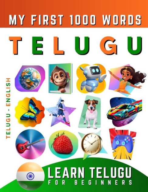 Learn Telugu for Beginners, My First 1000 Words: Bilingual Telugu ...