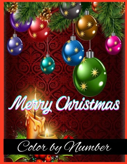 Merry Christmas Color by Number by Evelyn Gale, Paperback | Barnes & Noble®