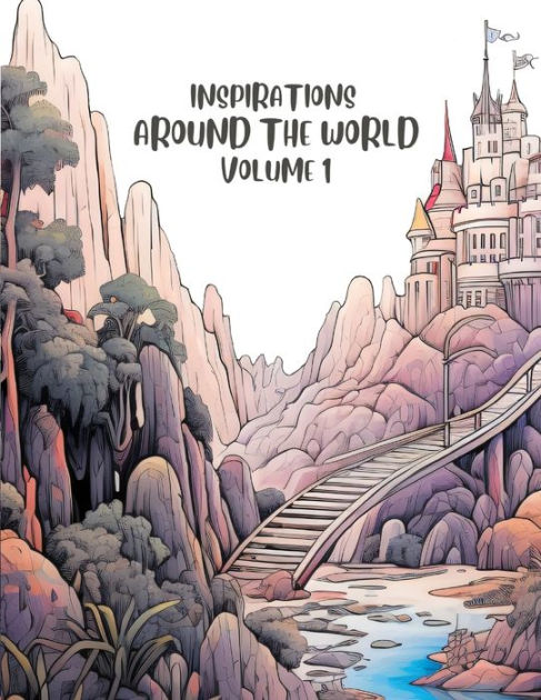 Inspirations around the World - Volume 1 Coloring book by 860 Chaque ...