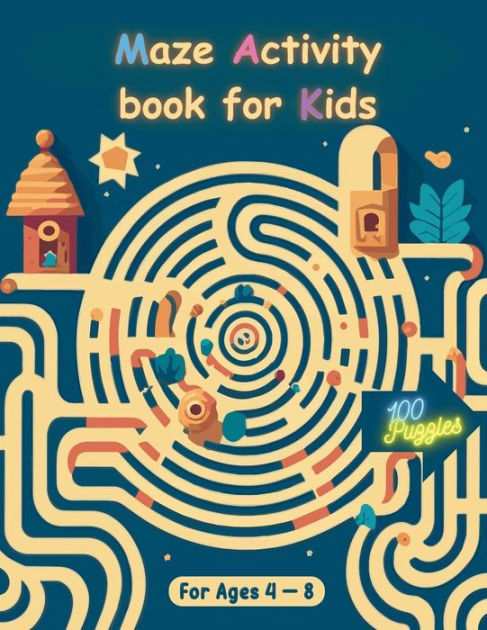 Maze Puzzle book for Kids: Problem-Solving Mazes by Yona Frey ...