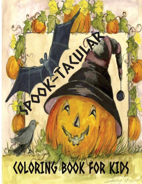 SPOOK-TACULAR COLORING BOOK FOR KIDS by Jeannie Simpson, Paperback ...