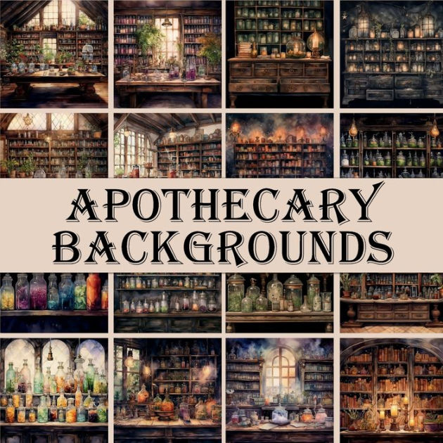 Apothecary Background Images: Scrapbook Paper Pad by Nifty Crafty House ...
