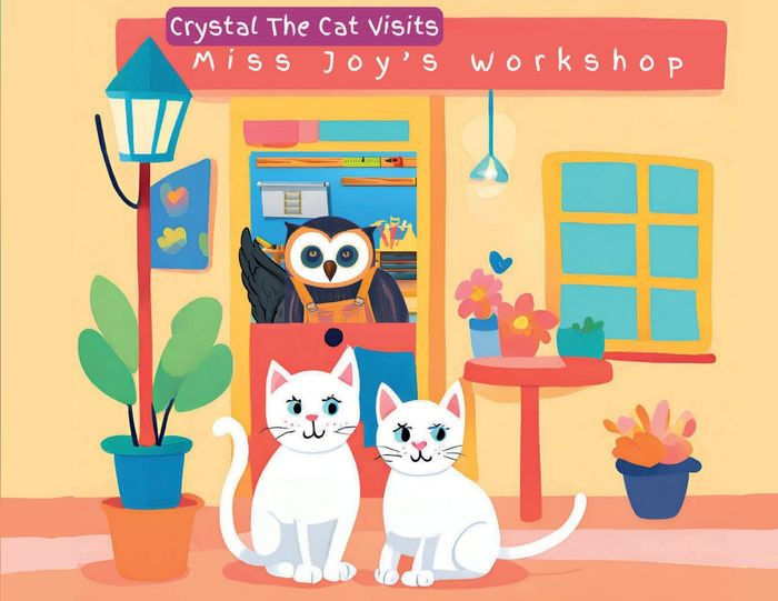 Crystal The Cat Visits Miss Joy's Workshop by Jillian Mondrow ...